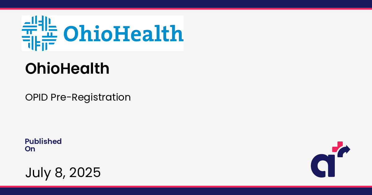 OPID Pre-Registration | ACEMAPP